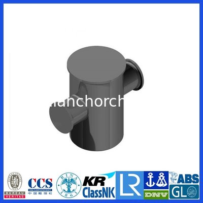 Single Cross Deck Bollard, Deck Mounted single cross mooring bollard with BV LR ABS certification