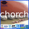 Ship Salvage Pneumatic Marine rubber airbags, natural rubber ship dry docking marine rubber airabgs