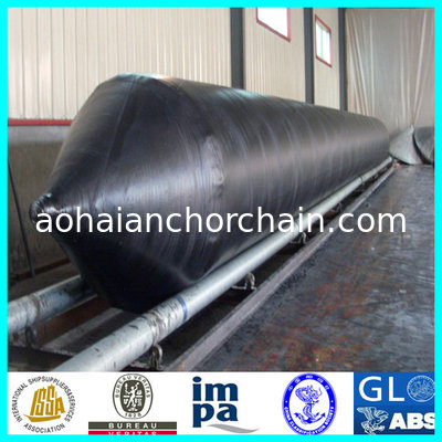 Ship Salvage Pneumatic Marine rubber airbags, natural rubber ship dry docking marine rubber airabgs