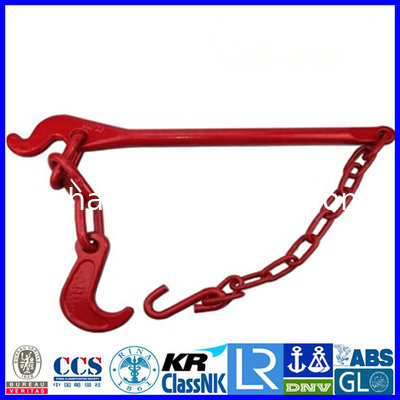 Container lashing Chain, Red painted lashing chain container securing lashing chain