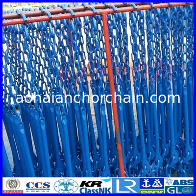 Container lashing Chain, Red painted lashing chain container securing lashing chain
