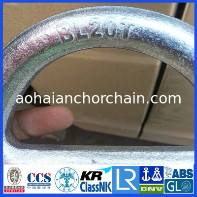 30T Container D-ring, container securing equipment Container lashing Point Galvanized D ring with certification