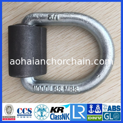 30T Container D-ring, container securing equipment Container lashing Point Galvanized D ring with certification