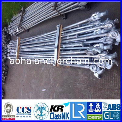 customerized Eye to swivel container lashing bars,Galvanized lashing bar container Securing Equipment with certification