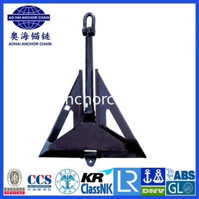 7.5Ton Flipper Delta drag Anchor, Black Painted  Delta Flipper Anchor with KR BV NK LR ABS DNV CCS certification