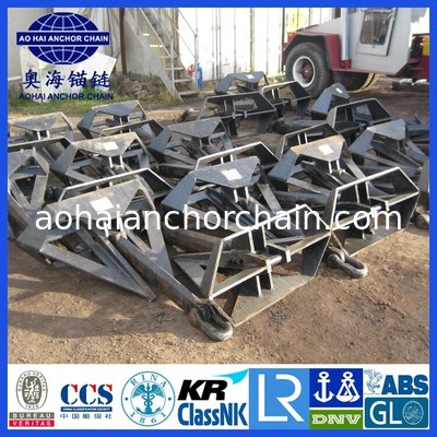 22.5Ton Flipper Delta drag Anchor, Black Painted  Delta Flipper Anchor with KR BV NK LR ABS DNV CCS certification