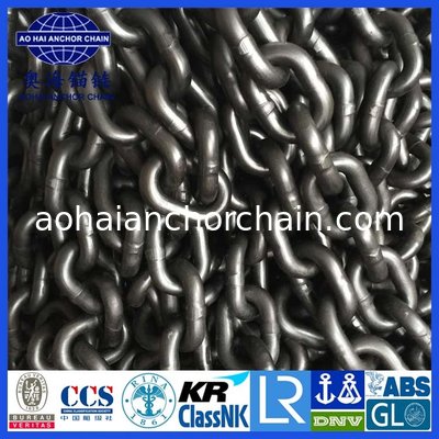 Studless Anchor chain with LR CCS IACS cert-Aohai Marine China Larest Factory with IACS and Military Cert.