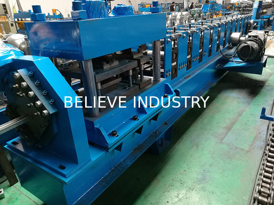 2 Inch / 3 Inch Garage Door Guide Rail Roll Forming Machine supplier