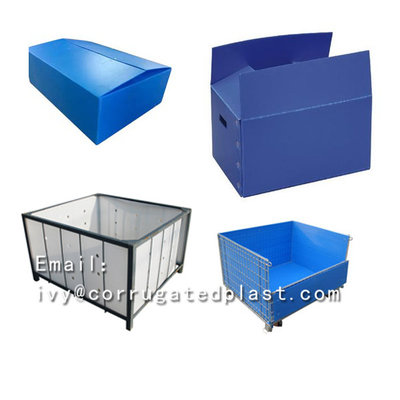 Food Quality Standard Folding Pp Corrugated Plastic boxes