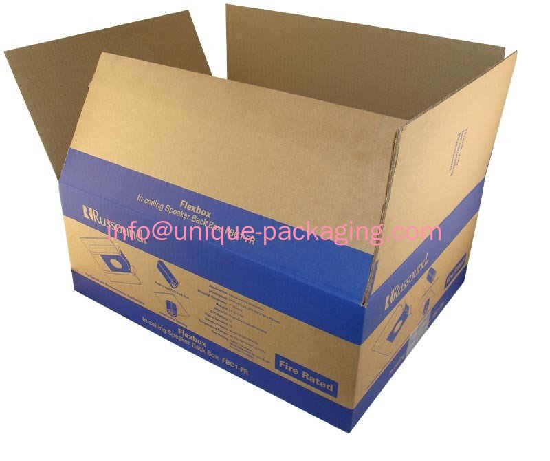High Quality Custom Logo Print Corrugated Shipping Box/ Moving Box RSC Style