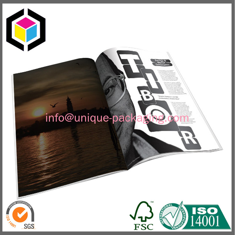 Glossy CMYK Color Magazine Printing Factory; Custom Artwork Magazine/ Brochure
