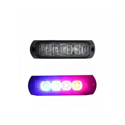 blue flash police headlight impact resistance waterproof 4 led light