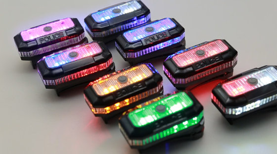 CE certificate traffic police LED shoulder light magnetic body beacon