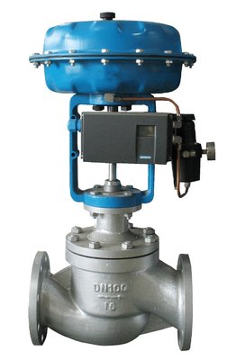 HCB Cage Double Seat Pneumatic Flow Control Valve