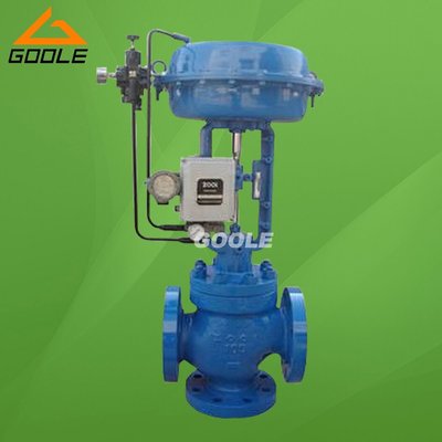 Pneumatic 3-Way Diverting Flow Regulating Valve
