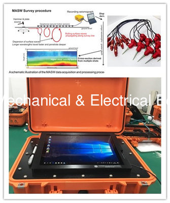 Seismic Refraction Survey Equipment Digital Seismograph with Seismic Geophone and Seismic Cable