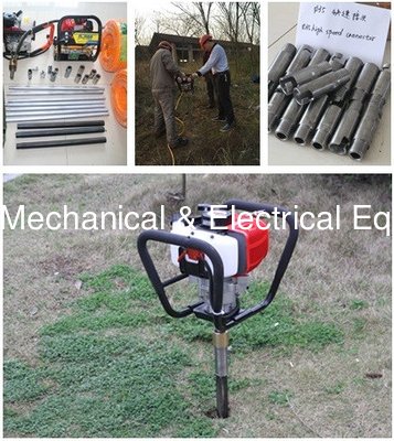 Portable small diesel engine water well drilling