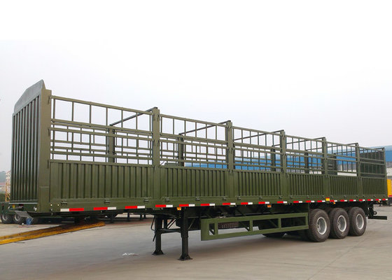 CIMC fence cargo trailer 13 m best stake trailer with fence for bulk cargo transporting using