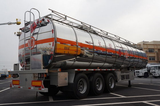 CIMC New heavy duty truck aluminum fuel tank trailer High quality aluminum fuel tank truck