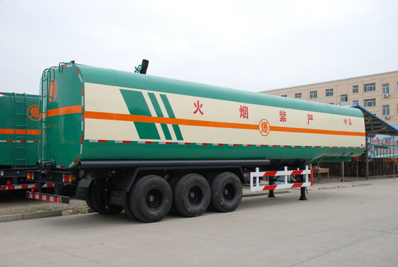 CIMC 3 axle  fuel trailer fuel tanker trailer carbon steel tank semi trailer for sale