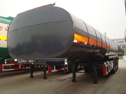 CIMC 3 axle  fuel trailer fuel tanker trailer carbon steel tank semi trailer for sale