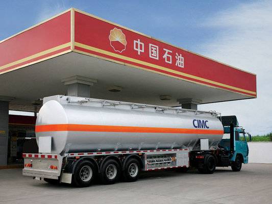 CIMC China 3 axle oil tanker truck trailer road tanker for sale