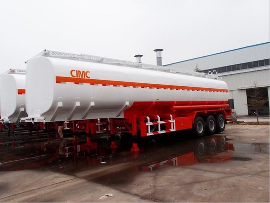 CIMC 2 3 4 axles 40000 45000 50000 liters fuel tank trailer for sale