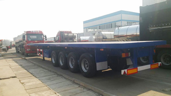 multi axel trailer 40 tons capacity 20 foot flatbed trailer for sale  - CIMC VEHICLE