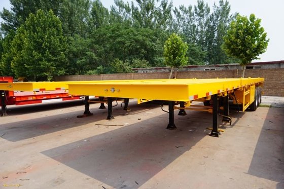 3 axle 40ft extendable flatbed truck  semi trailer - CIMC VEHICLE