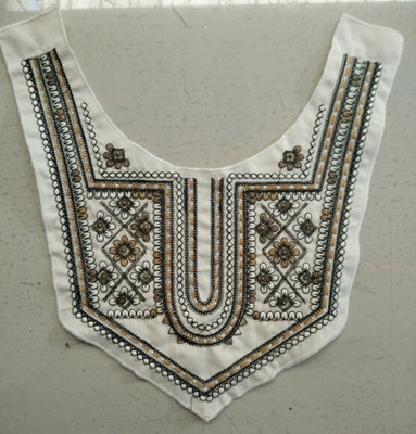 Motif Cotton traditional  handworking symmetry design for Garment
