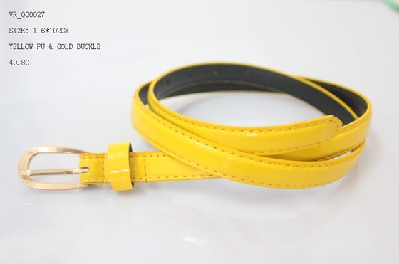 Dress PU Belts For Women width 1.3cm - 1.5cm , OEM and ODM for  trousers and pants