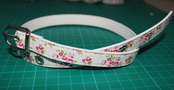 Printing PU apparel dressy belts for women Rural style , nickle and lead free