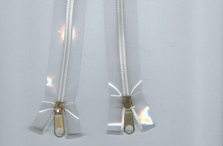 Professional PVC Clear 60cm Zipper Teeth for Transparent Raincoat
