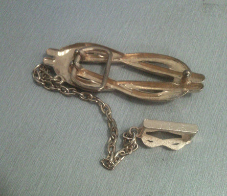 Gold Alloy Cloth Belt Buckle