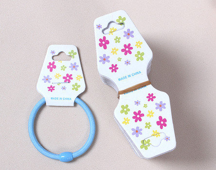 Waterproof Printing Paper Custom Clothing Hang Tags / Label with permanent adhesive