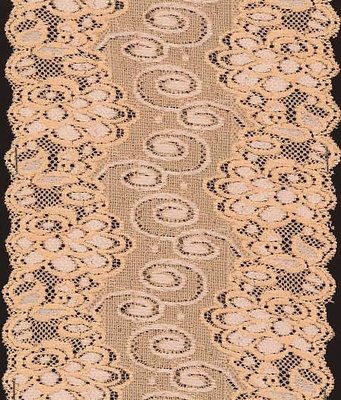 Qmilch Embroidered Water Soluble Lace Yellow 11cm Flower Pattern