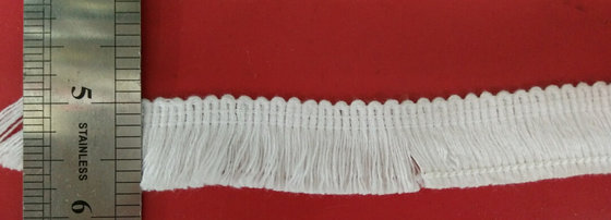 Soft Thick Short Fringe Crochet Lace Edging / Cotton Lace Trim