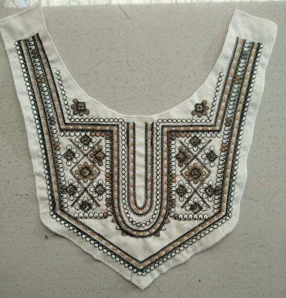 Motif Cotton traditional  handworking symmetry design for Garment