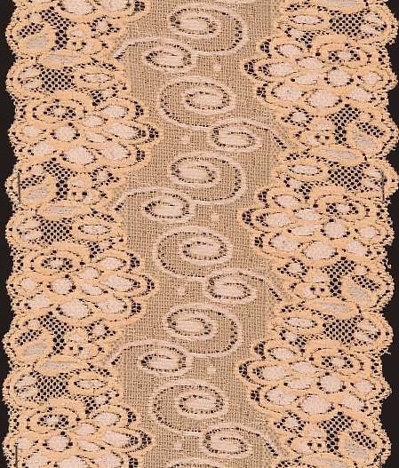 Qmilch Embroidered Water Soluble Lace Yellow 11cm Flower Pattern