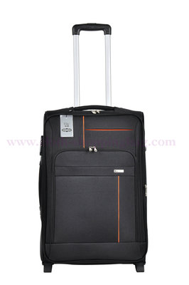 Customized trolley travel bag wheeled luggage with coded lock
