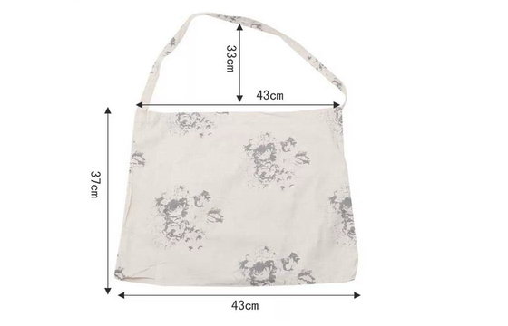 Eco - friendly lightweight Supermarket Cloth Shopping Bag with soft shoulder strap