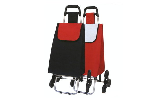 Promotional trolley cart wheeled shopping bags with silk screen printing
