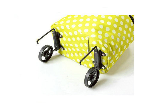 Portable waterproof 1680D Oxford foldable trolley shopping bag for olders
