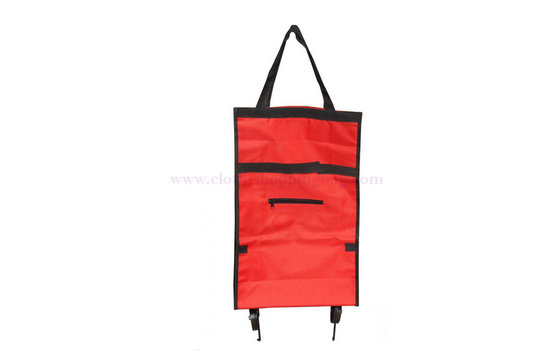 Eco - friendly foldable trolley wheeled shopping cart bag for olders