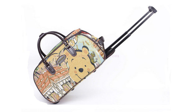 Logo - printing Cute pattern jute roller gear bag travel set for students