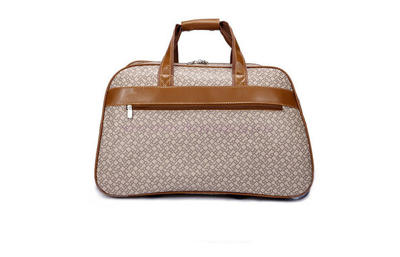 Fashionable duffel trolley travel business bag with smooth rolling wheels