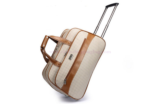 Customized Wheeled duffel roller gear bag for ladies with wheels OEM / ODM