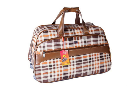 Telescoping handle roller gear travel duffel bag for trip , rolling business cases