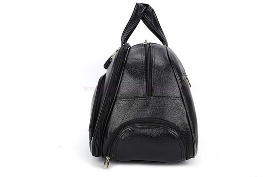 Durable waterproof PVC roller luggage wheeled bags with two pockets