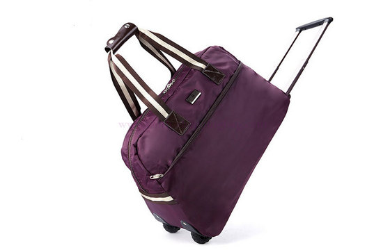 Oxford fabric roller gear bag for women ,  trolley travel duffel bag